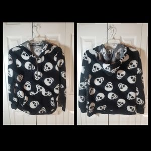 Jackets & Coats | Fuzzy Skull Hoodie | Poshmark
